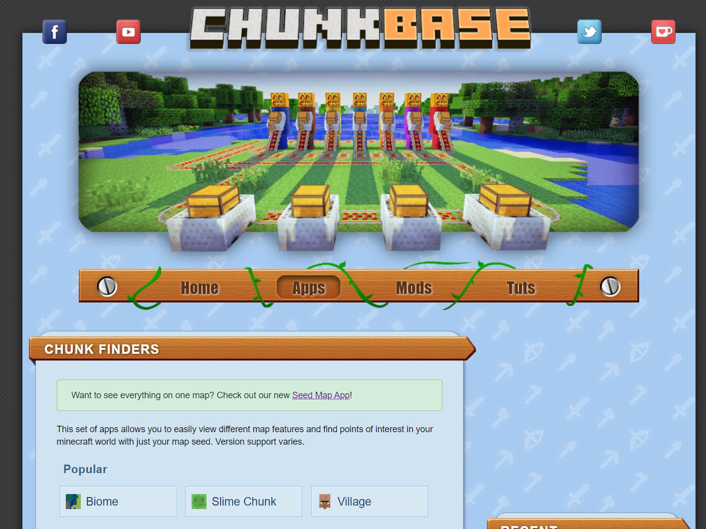 Minecraft1.19/マイクラでチャンクベースを使って鉄鉱脈を見つける方法【Minecraftマインクラフト】 | アンナビchブログ